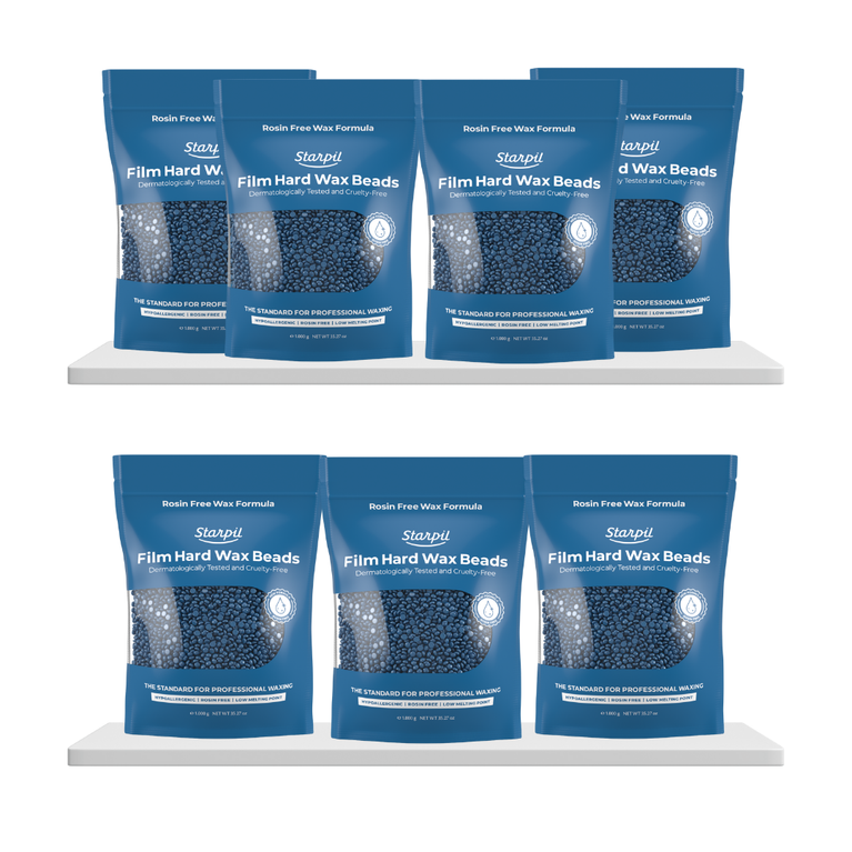Hypoallergenic Blue Film Hard Wax Beads (1lb - 30lb) – Starpil Wax