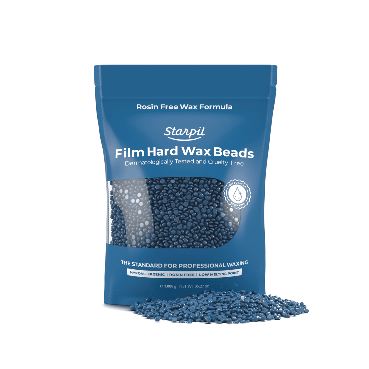 Hypoallergenic Blue Film Hard Wax Beads (1lb - 30lb) | Starpil Wax