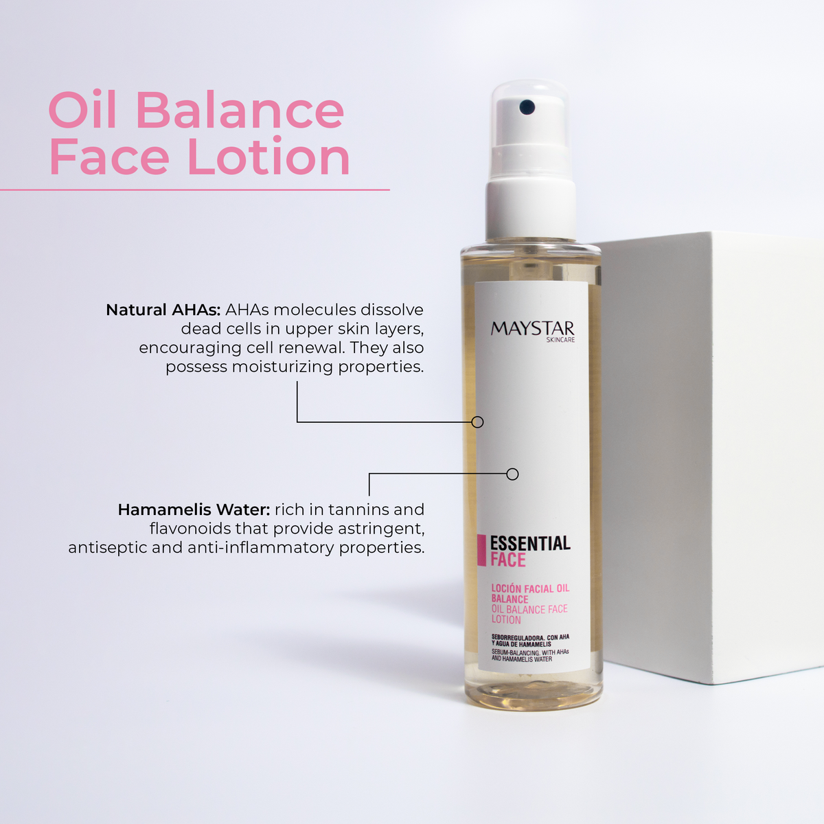 Oil Balance Face Lotion - Maystar Essential | Starpil Wax
