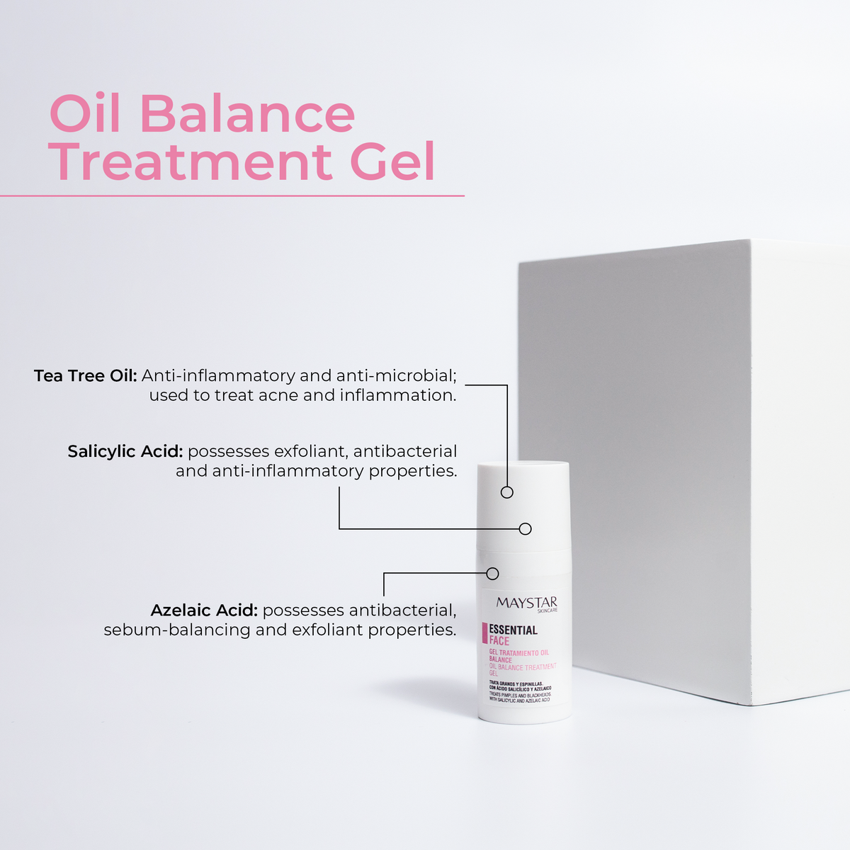 Gel de Tratamento Oil Balance - Maystar Essential | Starpil Wax